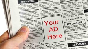 Newspaper Advertisement Process and Costs